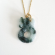 Translucent Green Jadeite "Green Python" Pendant (JAB006516)